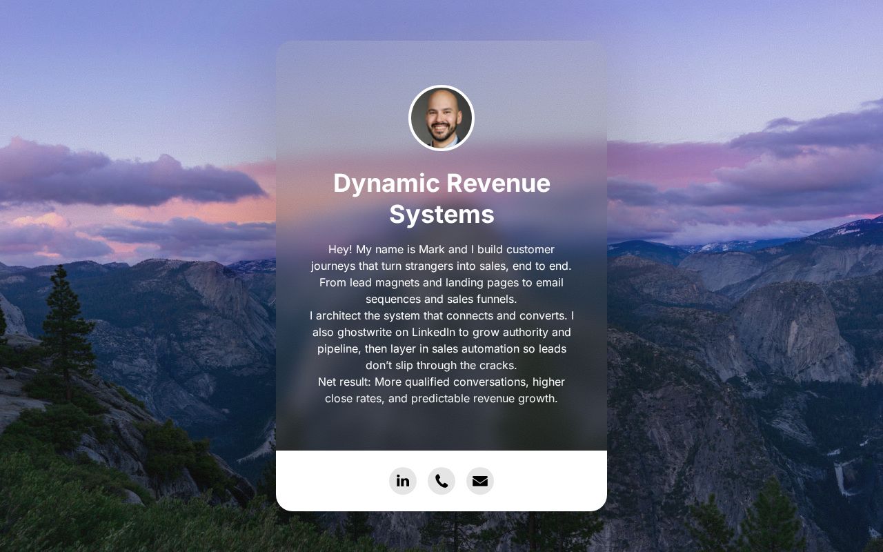 Dynamic Revenue Systems